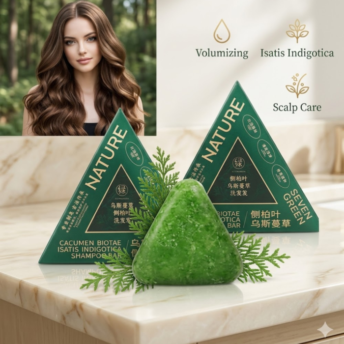 Nature Seven Green Shampoo Bar – Natural Scalp Care & Volumizing ...
